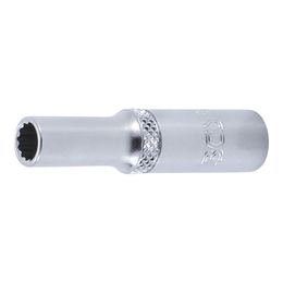 BGS-technic BGS Steckschl&uuml;ssel-Einsatz Zw&ouml;lfkant, tief 10706, Antrieb Innenvierkant 6,3 mm (1/4"), SW 6 mm ; BGS technic)
