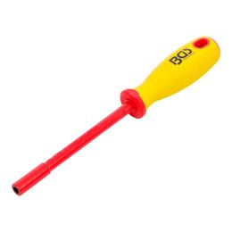 BGS-technic BGS VDE-Steckschl&uuml;ssel-Schraubendreher 71084, Sechskant, SW 5 mm, Klingenl&auml;nge 125 mm ; BGS technic)
