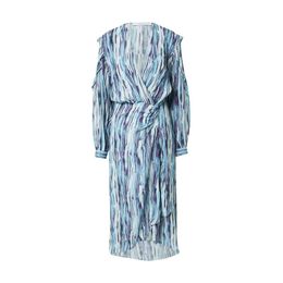 Iro Kleid 'INIAM' Damen Größe 42 navy / azur / hellblau / karamell Winterkleid