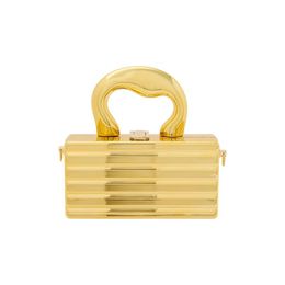 Krzy Handbag female Gold size One Size