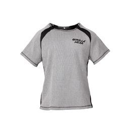 Gorilla Wear Shirt 'Augustine' Herren Größe 4XL/5XL grau / schwarz