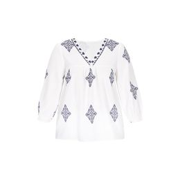 Gaya Bluse Damen Größe XXL marine / weiß