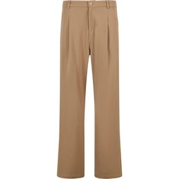 2Y Studios Pleat-Front Pants 'Tahlo' male size 44 Camel