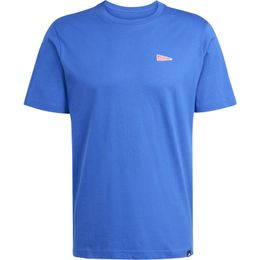 Adidas Pennant T-Shirt Herren - blau - Gr. M - Baumwolle