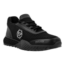 Philipp Plein Low-Top Sneaker - Runner Sneaker Hexagon - Gr. 36 (EU) - in Schwarz - f&uuml;r Damen
