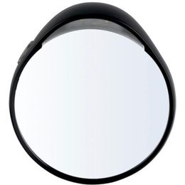 Tweezerman Vergrößerungsspiegel »TWEEZERMATE 10X LIGHTED MIRROR« Schminkspiegel, Kosmetikspiegel schwarz Mit zwei hellen LED-Leuchten und einem...