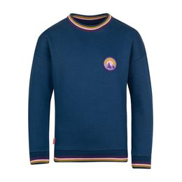 Trollkids Sweatshirt "Senja" in Dunkelblau - 59% | Größe 92 | Kinder-sweatshirts-jacken