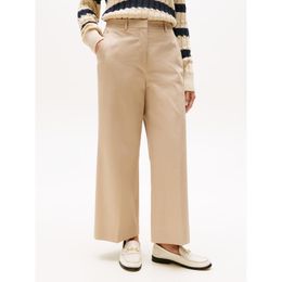 Tommy Hilfiger Chinohose »COTTON WIDE LEG ANKLE CHINO PANT« Beige 42 - N-Gr N-Gr 42 Chinohose von Tommy Hilfiger Womanswear