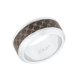 JOOP! Fingerring »2036808/-09/-10/-11« edelstahlfarben 62 JOOP! Herren Ring, verziert mit der markentypischen Kornblume