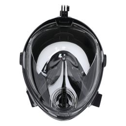 REZO Taucherbrille "Thresher Full Face Mask", L/XL, schwarz, Sportbrillen, mit gro&szlig;er Panoramascheibe