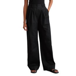 Marc O'Polo MARC O'POLO Damen Chinohose "aus stretchigem Organic Cotton-Twill", schwarz, Gr. 36, unifarben, Obermaterial: 97% Baumwolle, 3% Elasthan, Hosen