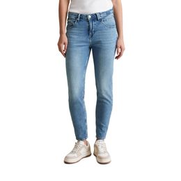 Marc O'Polo Damen Boyfriend-Jeans "aus Organic Cotton-Mix", blau, Gr. 27, MARC O'POLO DENIM, unifarben, Obermaterial: 98% Baumwolle, 2% Elasthan, Jeans