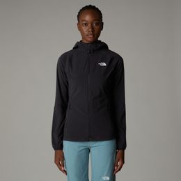 The North Face Damen Softshelljacke "Nimble Kapuzenjacke für Damen", schwarz, Gr. XL, Obermaterial: 90% Polyester, 10% Elasthan. Futter: 100%