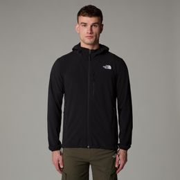 The North Face Herren Softshelljacke "Nimble Kapuzenjacke für Herren", schwarz, Gr. L, Obermaterial: 90% Polyester, 10% Elasthan, Jacken