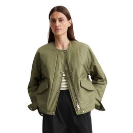Marc O'Polo MARC O'POLO Damen Outdoorjacke "aus recyceltem Polyester-Twill"olive, Gr. 42, unifarben, Obermaterial: 100% Polyester, Jacken