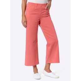 WITT Damen 7/8-Jeans im Doppelpack, blue-bleached + koralle, Gr&ouml;&szlig;e 54