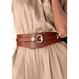 Lascana Damen Tailleng&uuml;rtel, braun, Gr&ouml;&szlig;e 85
