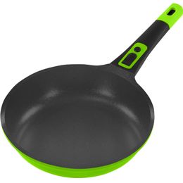 Bratpfanne King "»Click-Grip Xylan Plus Silver Diamond«", grün, H:5,5cm Ø:28cm, Pfannen, Induktion, abnehmbarer Griff, XYLAN puls Silver Diamond-Beschichtung