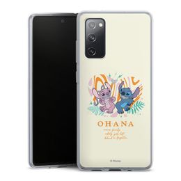 DeinDesign Galaxy S20 FE 5G Handy Silikon H&uuml;lle Case transparent Handyh&uuml;lle Lilo & Stitch Official Licensed Product Disney Silikon Case