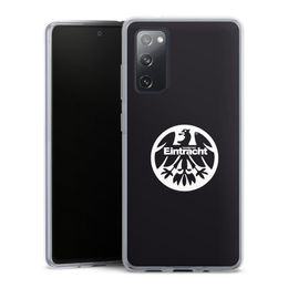 DeinDesign Galaxy S20 FE Handy Silikon H&uuml;lle Case transparent Handyh&uuml;lle Eintracht Frankfurt Logo Eagle Silikon Case