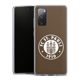 DeinDesign Galaxy S20 FE Handy Silikon H&uuml;lle Case transparent Handyh&uuml;lle Fc St. Pauli Official Licensed Product Coat Of Arms Silikon Case