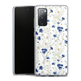 DeinDesign Galaxy S20 FE 5G Handy Silikon H&uuml;lle Case transparent Handyh&uuml;lle Muster Flowers Flower Silikon Case
