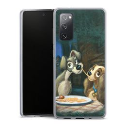 DeinDesign Galaxy S20 FE Handy Silikon H&uuml;lle Case transparent Handyh&uuml;lle Official Licensed Product Lady And The Tramp Disney Silikon Case