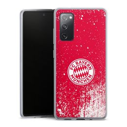 DeinDesign Galaxy S20 FE Handy Silikon H&uuml;lle Case transparent Handyh&uuml;lle Fcb Official Licensed Product Fc Bayern M&uuml;nchen Silikon Case