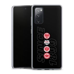 DeinDesign Galaxy S20 FE 5G Handy Silikon H&uuml;lle Case transparent Handyh&uuml;lle Eagle Eintracht Frankfurt Logo Silikon Case