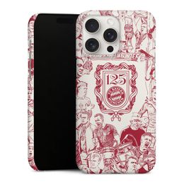 DeinDesign iPhone 15 Pro Max Handy Premium Case Smartphone Handyh&uuml;lle Schutzh&uuml;lle matt Official Licensed Product Fcb 125 Jahre Fc Bayern M&uuml;nchen Premium Case