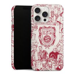 DeinDesign iPhone 15 Pro Max Handy Premium Case Smartphone Handyh&uuml;lle Schutzh&uuml;lle gl&auml;nzend Official Licensed Product Fcb 125 Jahre Fc Bayern M&uuml;nchen Premium Case