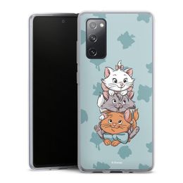 DeinDesign Galaxy S20 FE 5G Handy Silikon H&uuml;lle Case transparent Handyh&uuml;lle Aristocats Cat Disney Silikon Case