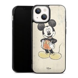 DeinDesign iPhone 13 Mini Handy Slim Case extra d&uuml;nn Silikon Handyh&uuml;lle schwarz H&uuml;lle Water Colour Official Licensed Product Silikon Slim Case