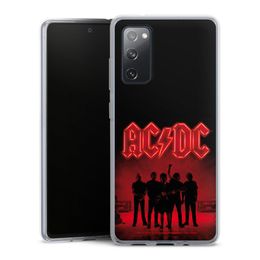 DeinDesign Galaxy S20 FE Handy Silikon H&uuml;lle Case transparent Handyh&uuml;lle Band Acdc Official Licensed Product Silikon Case