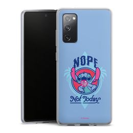 DeinDesign Galaxy S20 FE Handy Silikon H&uuml;lle Case transparent Handyh&uuml;lle Disney Sayings Lilo & Stitch Silikon Case