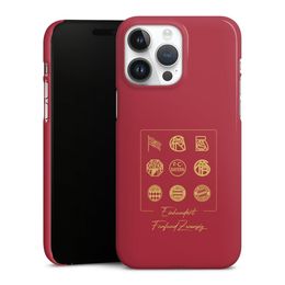 DeinDesign iPhone 14 Pro Max Handy Premium Case Smartphone Handyh&uuml;lle Schutzh&uuml;lle gl&auml;nzend Merchandise Fc Bayern M&uuml;nchen Fcb 125 Jahre Premium Case