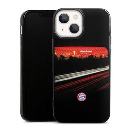 DeinDesign iPhone 13 Mini Handy Slim Case extra dünn Silikon Handyhülle schwarz Hülle Fcb Fc Bayern München Stadium Silikon Slim Case