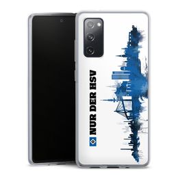 DeinDesign Galaxy S20 FE 5G Handy Silikon H&uuml;lle Case transparent Handyh&uuml;lle Hsv Official Licensed Product Bundesliga Silikon Case