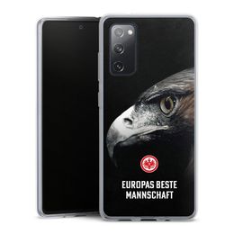DeinDesign Galaxy S20 FE Handy Silikon H&uuml;lle Case transparent Handyh&uuml;lle Eintracht Frankfurt Official Licensed Product European Cup Silikon Case