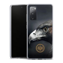DeinDesign Galaxy S20 FE Handy Silikon H&uuml;lle Case transparent Handyh&uuml;lle Official Licensed Product Eintracht Frankfurt Eagle Silikon Case