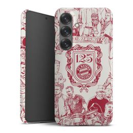 DeinDesign Galaxy S25 Handy Premium Case Smartphone Handyh&uuml;lle Schutzh&uuml;lle matt Official Licensed Product Fcb 125 Jahre Fc Bayern M&uuml;nchen Premium Case