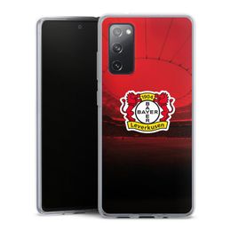 DeinDesign Galaxy S20 FE 5G Handy Silikon H&uuml;lle Case transparent Handyh&uuml;lle Bayer 04 Leverkusen Official Licensed Product Stadium Silikon Case