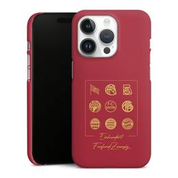 DeinDesign iPhone 14 Pro Handy Premium Case Smartphone Handyh&uuml;lle Schutzh&uuml;lle matt Merchandise Fc Bayern M&uuml;nchen Fcb 125 Jahre Premium Case
