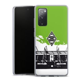 DeinDesign Galaxy S20 FE 5G Handy Silikon H&uuml;lle Case transparent Handyh&uuml;lle Borussia M&ouml;nchengladbach Stadium Merchandise Silikon Case