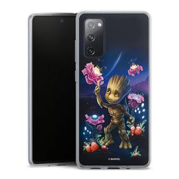 DeinDesign Galaxy S20 FE Handy Silikon H&uuml;lle Case transparent Handyh&uuml;lle Baby Groot Guardians Of The Galaxy Marvel Silikon Case