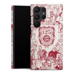 DeinDesign Galaxy S23 Ultra Handy Premium Case Smartphone Handyh&uuml;lle Schutzh&uuml;lle matt Official Licensed Product Fcb 125 Jahre Fc Bayern M&uuml;nchen Premium Case