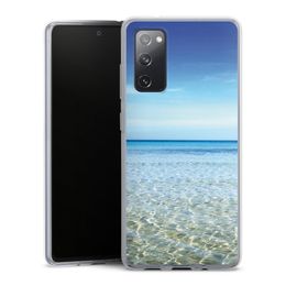 DeinDesign Galaxy S20 FE Handy Silikon H&uuml;lle Case transparent Handyh&uuml;lle Sky Ocean Urlaub Silikon Case