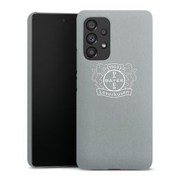 DeinDesign Galaxy A53 5G Handy Premium Case Smartphone Handyh&uuml;lle Schutzh&uuml;lle gl&auml;nzend Bayer 04 Leverkusen Coat Of Arms Official Licensed Product Premium Case