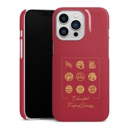 DeinDesign iPhone 13 Pro Handy Premium Case Smartphone Handyh&uuml;lle Schutzh&uuml;lle gl&auml;nzend Merchandise Fc Bayern M&uuml;nchen Fcb 125 Jahre Premium Case