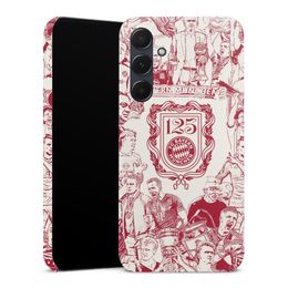 DeinDesign Galaxy A55 5G Handy Premium Case Smartphone Handyh&uuml;lle Schutzh&uuml;lle matt Official Licensed Product Fcb 125 Jahre Fc Bayern M&uuml;nchen Premium Case